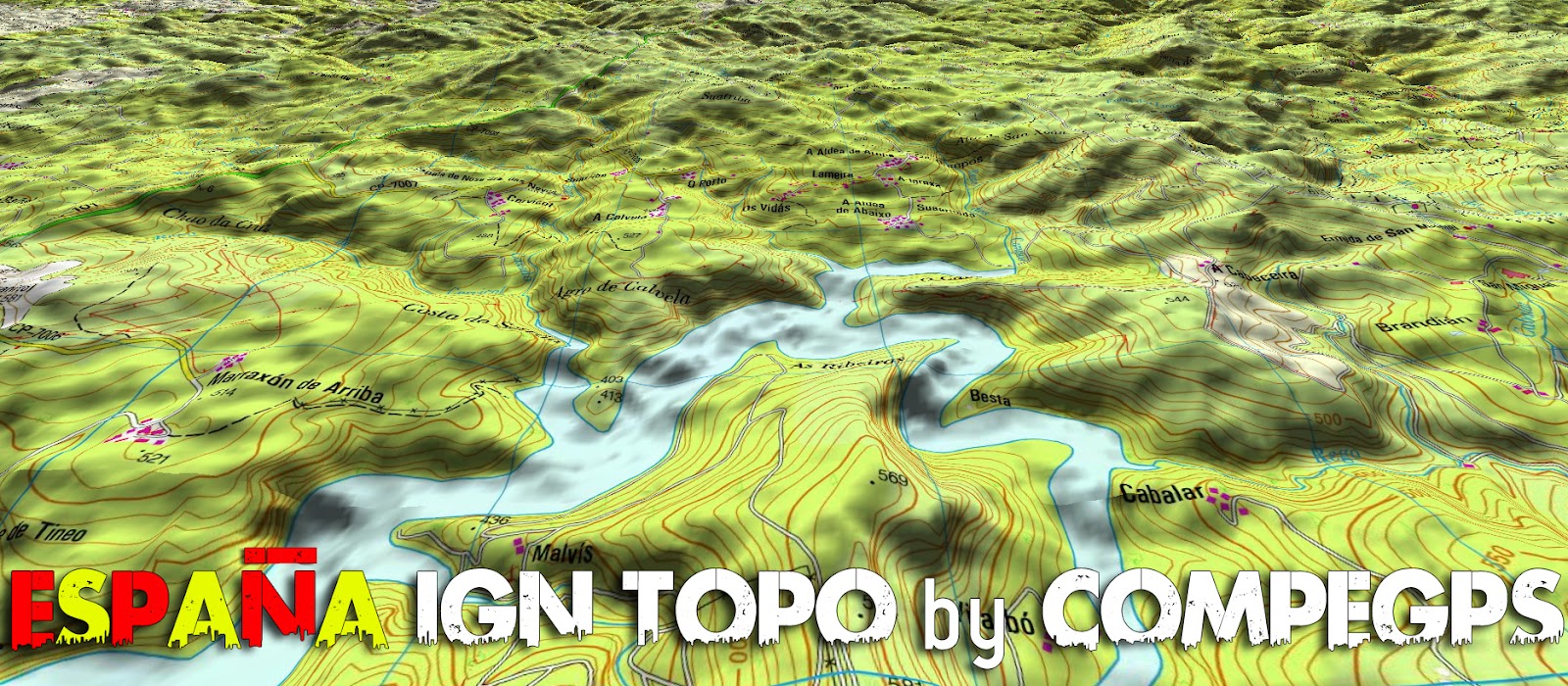 Actualización España IGN Topo by CompeGPS