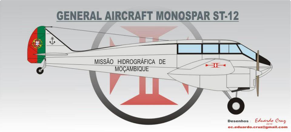 Voando em Moçambique: 794 - Aviação Naval - General Aircraft Monospar ...