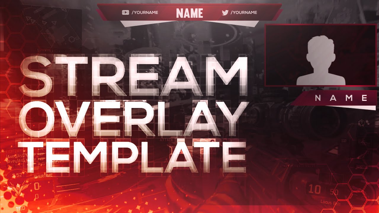 150+ FREE Stream Overlay Templates | Graphic Design Resources