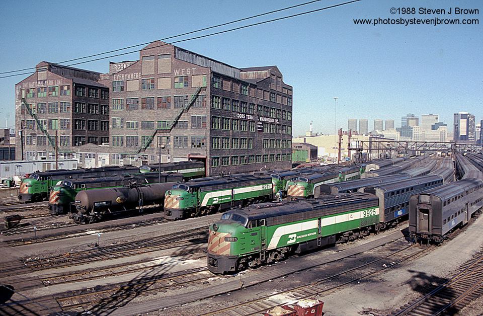 Industrial History: BNSF/CB&Q Chicago Commuter Train (14th Street) Yard
