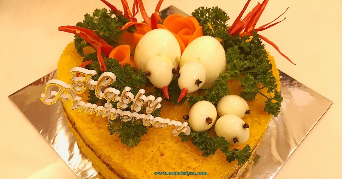 Coretan Murni Alysa : Pulut Kuning Berhias untuk Ulangtahun Perkahwinan ...