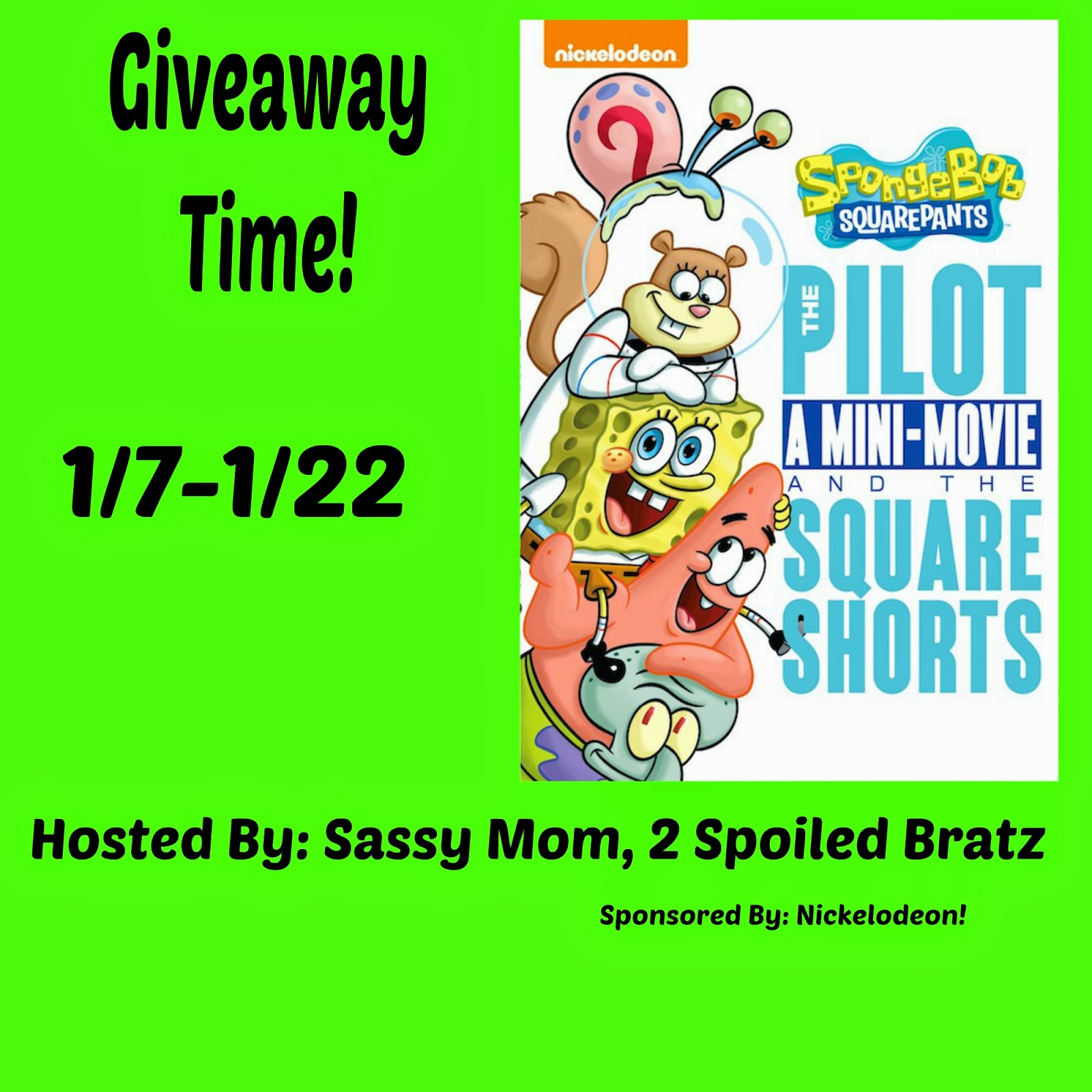 Temporary Waffle: Spongebob Squarepants: The Pilot DVD Giveaways! Ends 1/22