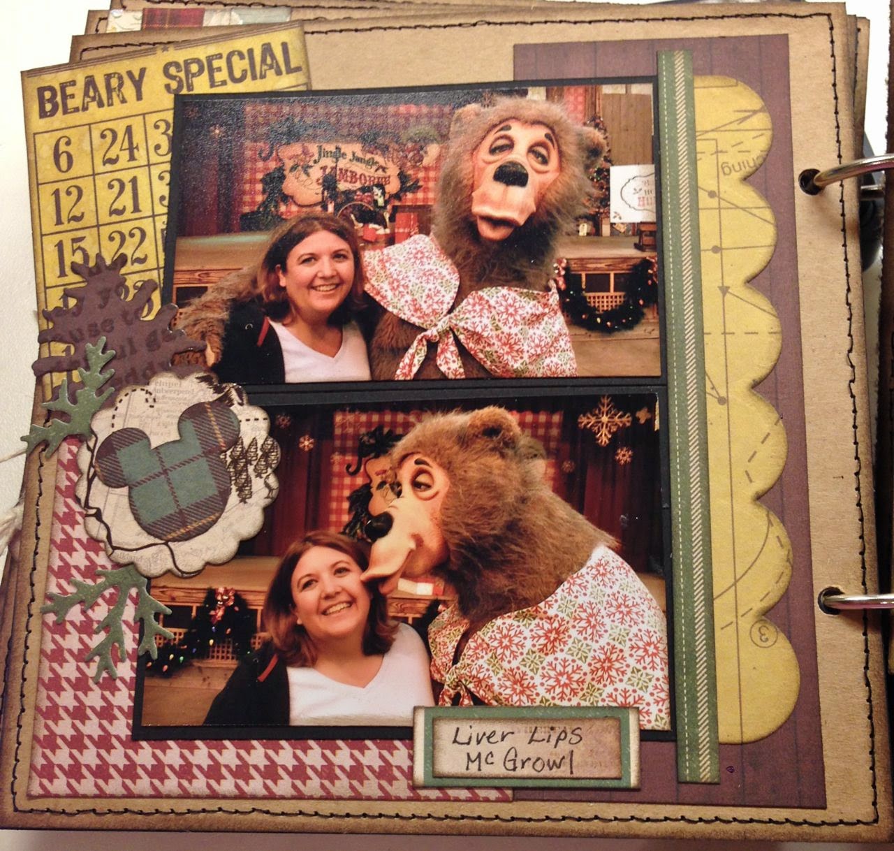 Plays Well With Paper: Disney Bears Mini Book