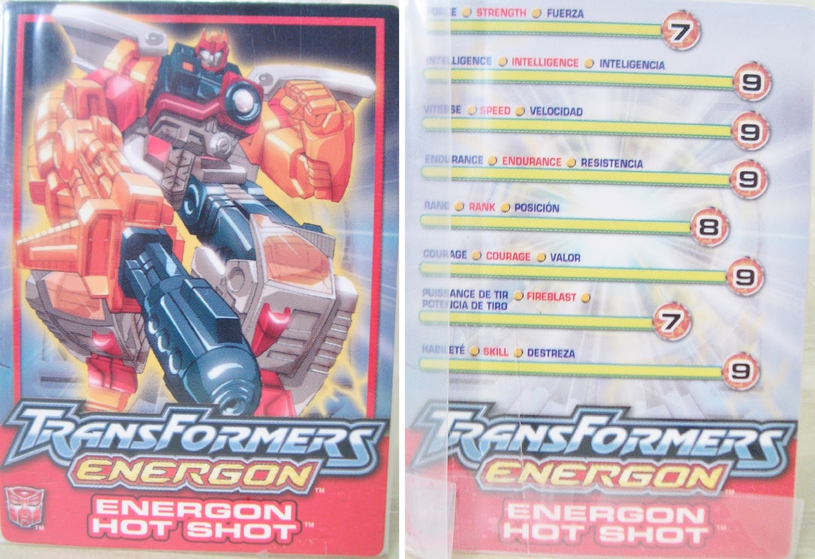 TRANSFORMERS ENERGON Deluxe class HOT SHOT & ENERGON Hot SHOT變形金剛能量源之戰 ...