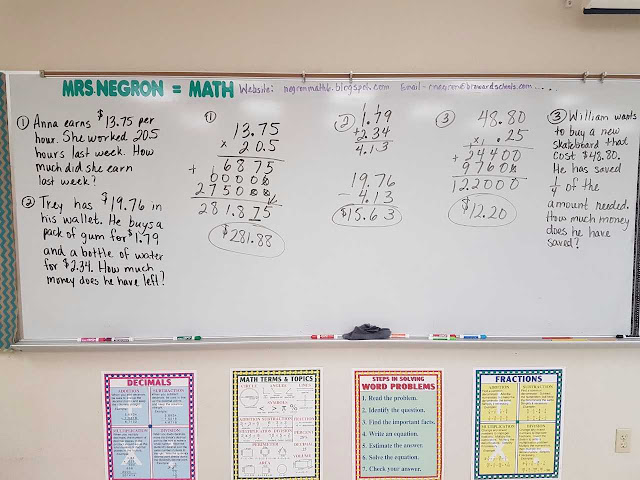 Mrs Negron 6th Grade Math Class Module 5 Word Problems mrs-negron-6th-grade-math-class-module-5-word-problems