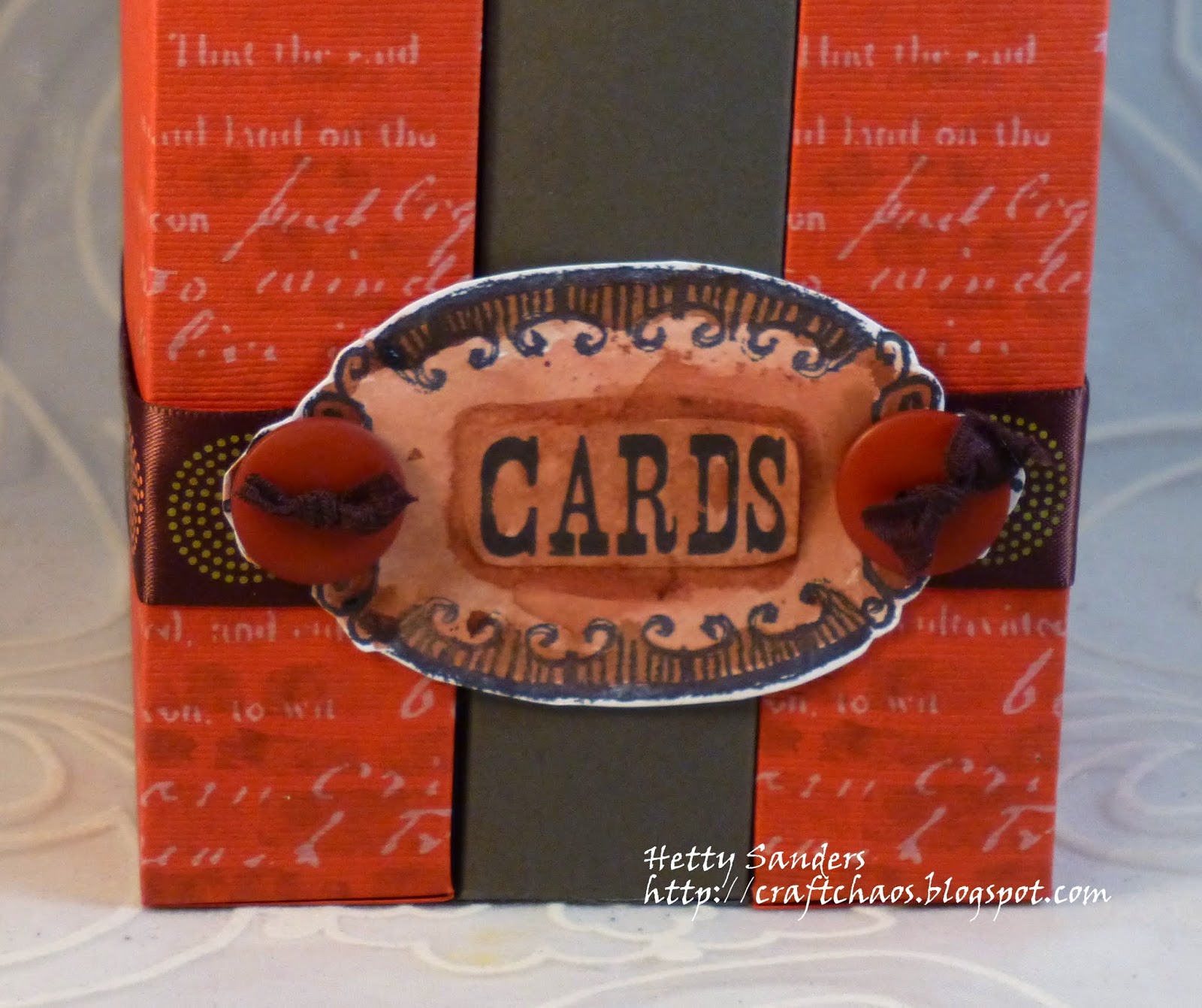 *{CraftChaos}*: Club Scrap Homestead blog hop:card box