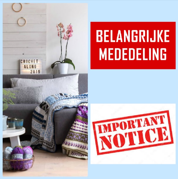Knutsels van Jolanda: Belangrijke mededeling / important notice