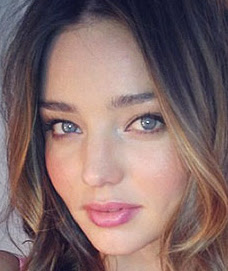 Joy of Vegan Beauty: Celebrity Style: Miranda Kerr's Full Pink Lips