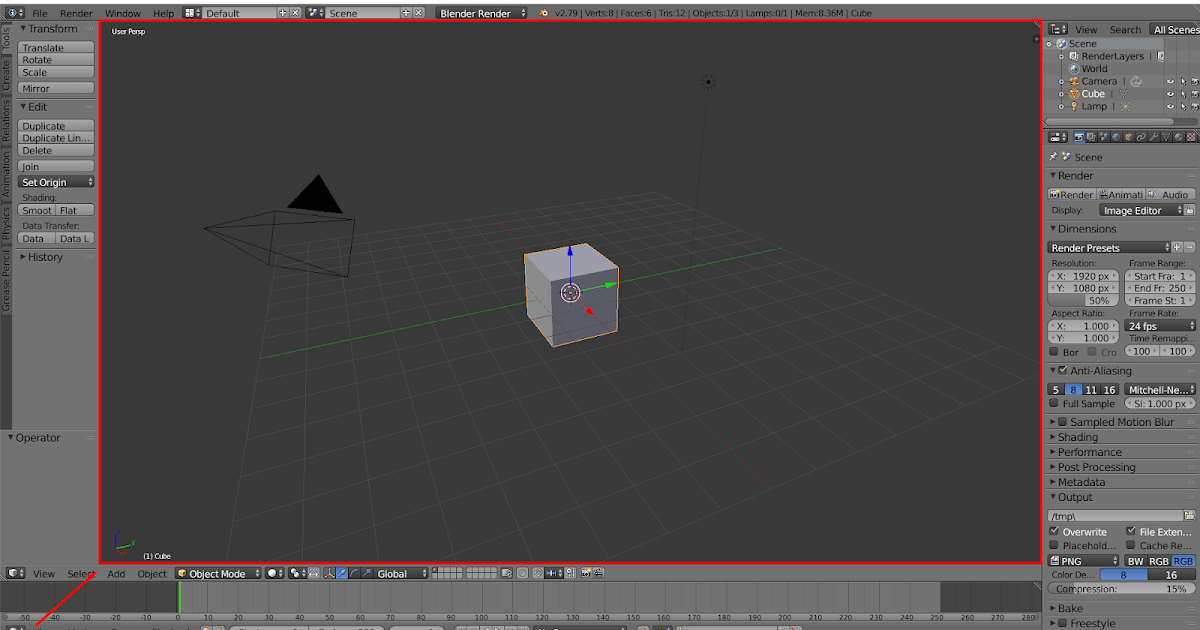 [Blender] 3D viewport 사용법 ~ 메이드올