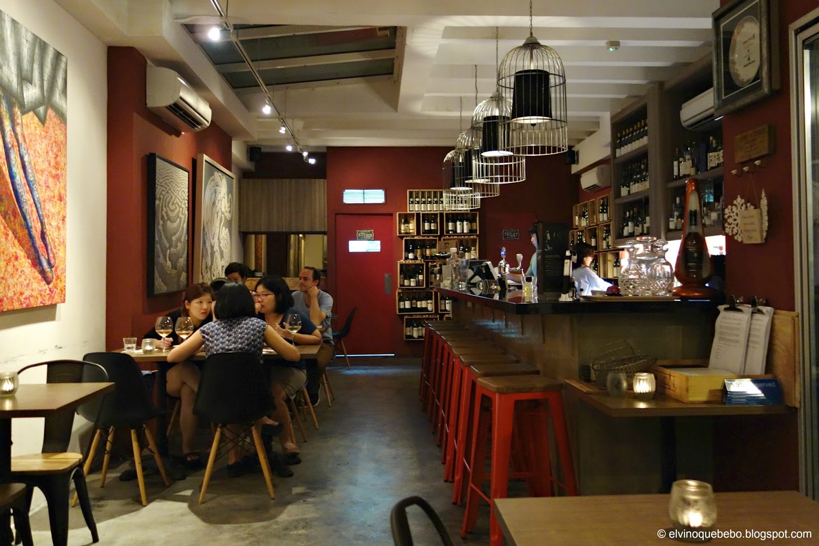 El VINO QUE BEBO: En Singapur: Burnt Ends, Caveau Bar...