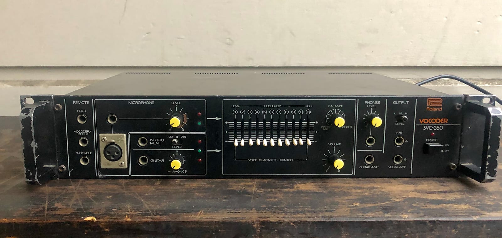 MATRIXSYNTH: Roland SVC-350 rare vintage analog vocoder SN 900717