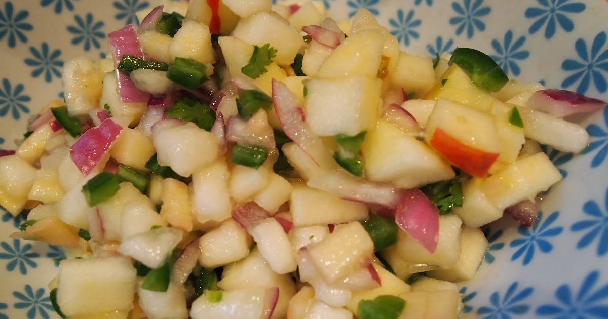 invincible summer: apple pear salsa