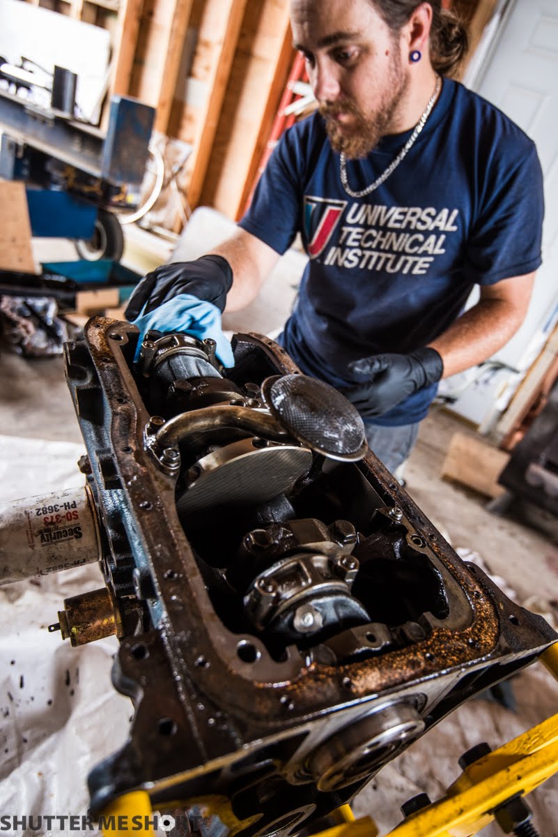 Grandpa's Truck day 2 and 3 - engine removal and disassembly