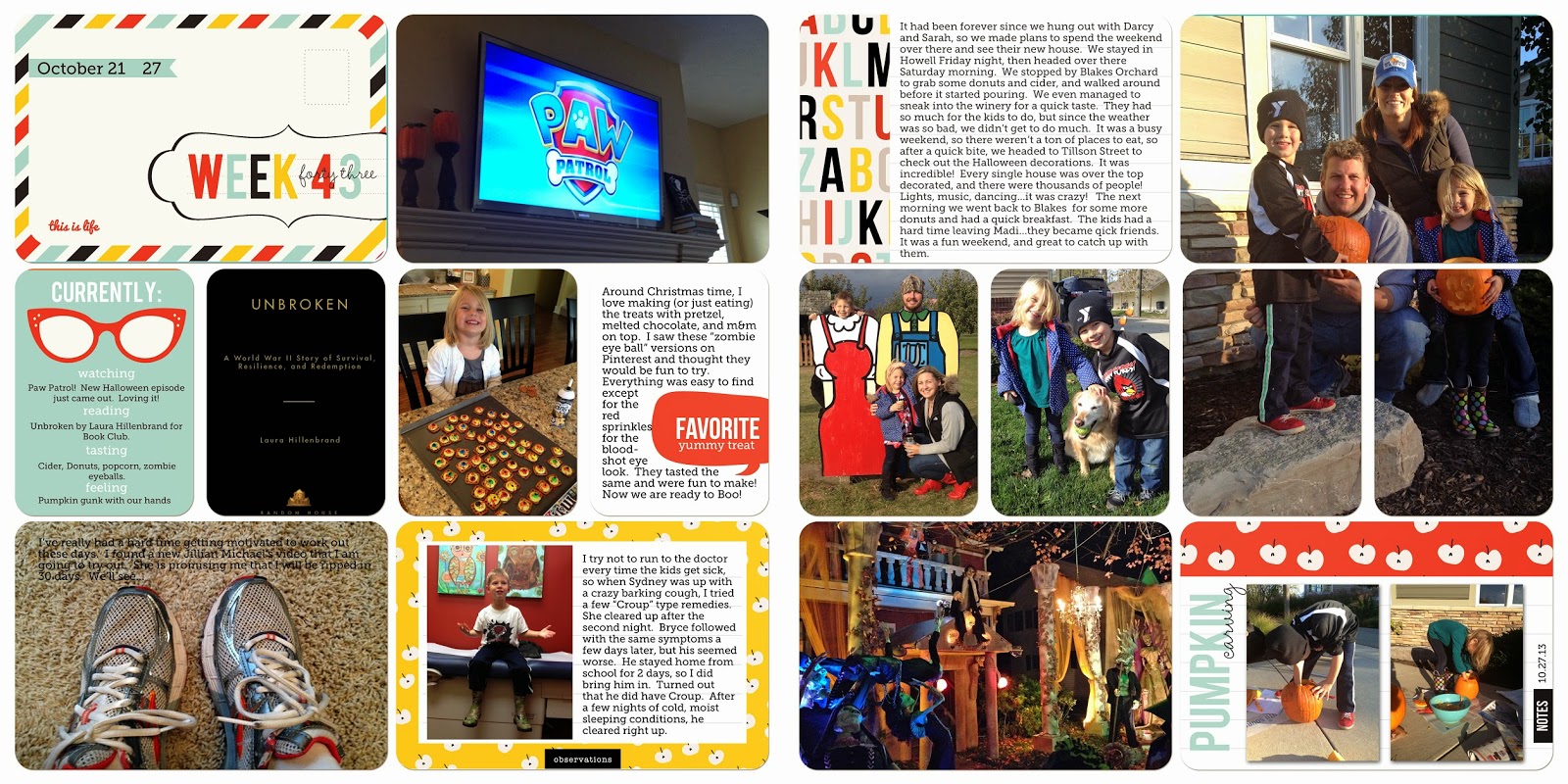 Peterson Stories: 2013 Project Life Pages...I'm done!