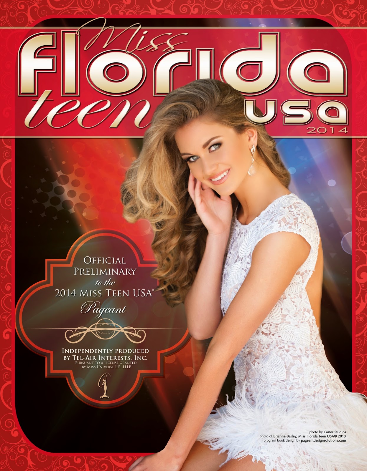 PAGEANT DESIGN | blog: Cover designed for the Miss Florida Teen USA ...