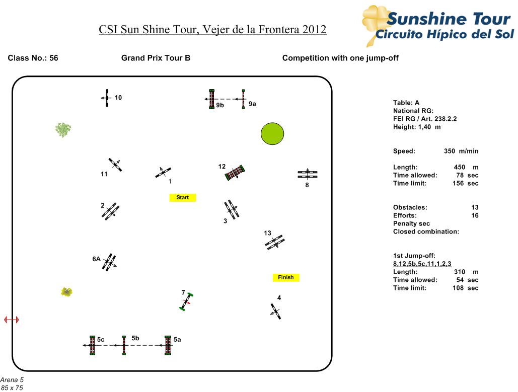 FEI Level III Show Jumping Course Designer: Small Grand Prix Tour ...