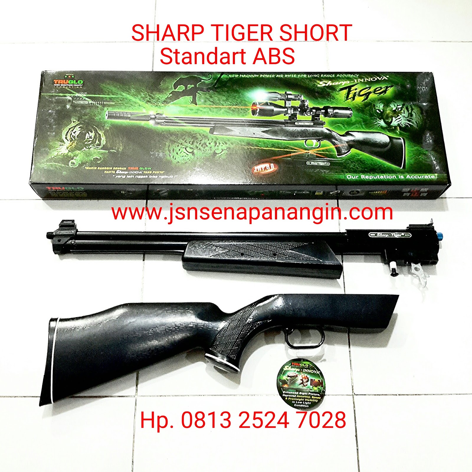 JAYA SPORT NASIONAL: Senapan Angin SHARP TIGER SHORT STANDART ABS, Agen JSN