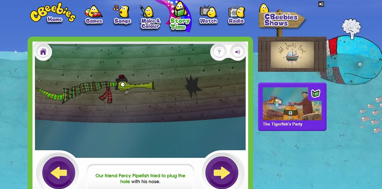 English blog: BBC: CBeebies