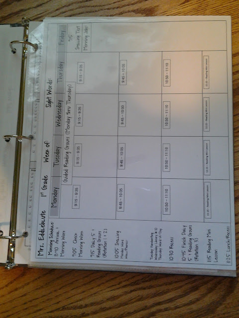 Spotted in First Grade: Optimum Organization...Teacher Planning Binder