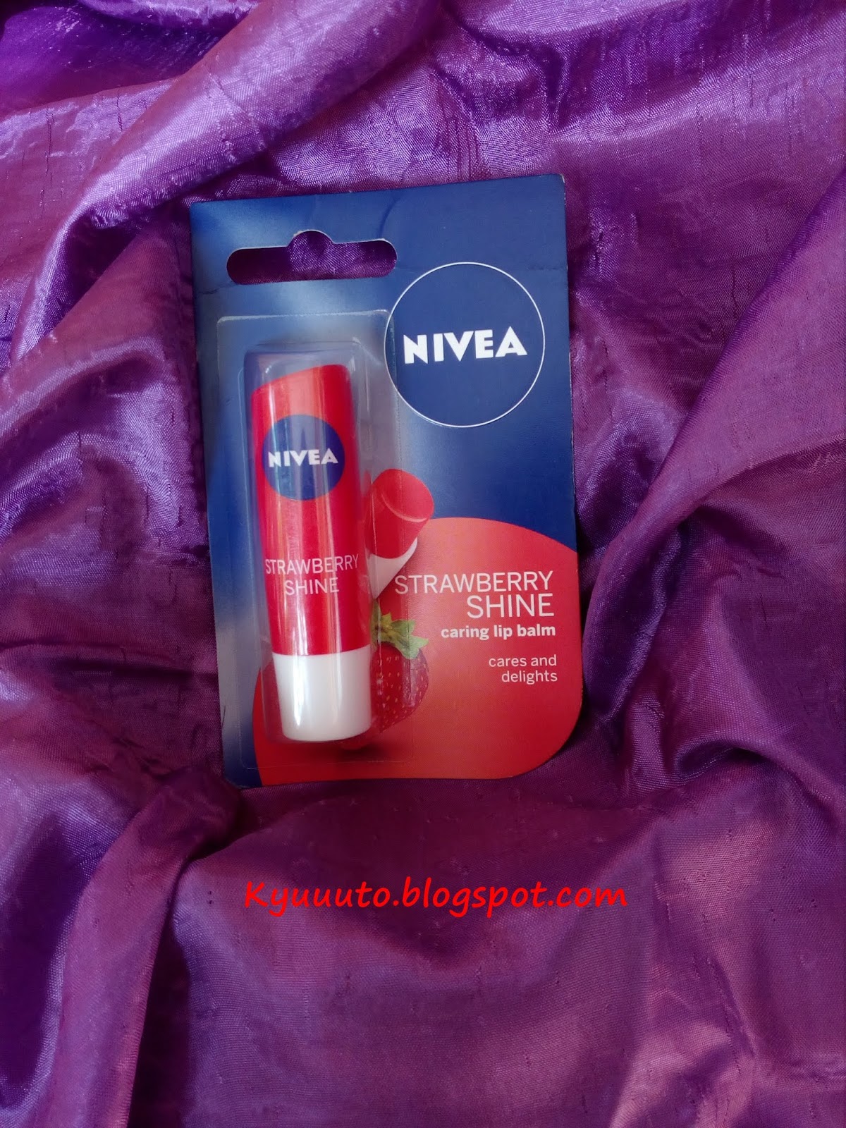 [REVIEW JUJUR] NIVEA STRAWBERRY SHINE CARING LIP BALM - Kyuuuto