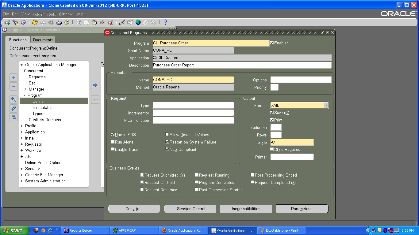 Oracle Ebs Erp How To Register Oracle Xml Reports