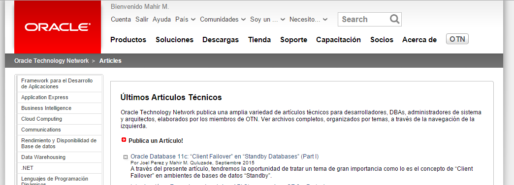 OTN Article: Oracle Database 11g: “Client Failover” en “Standby ...