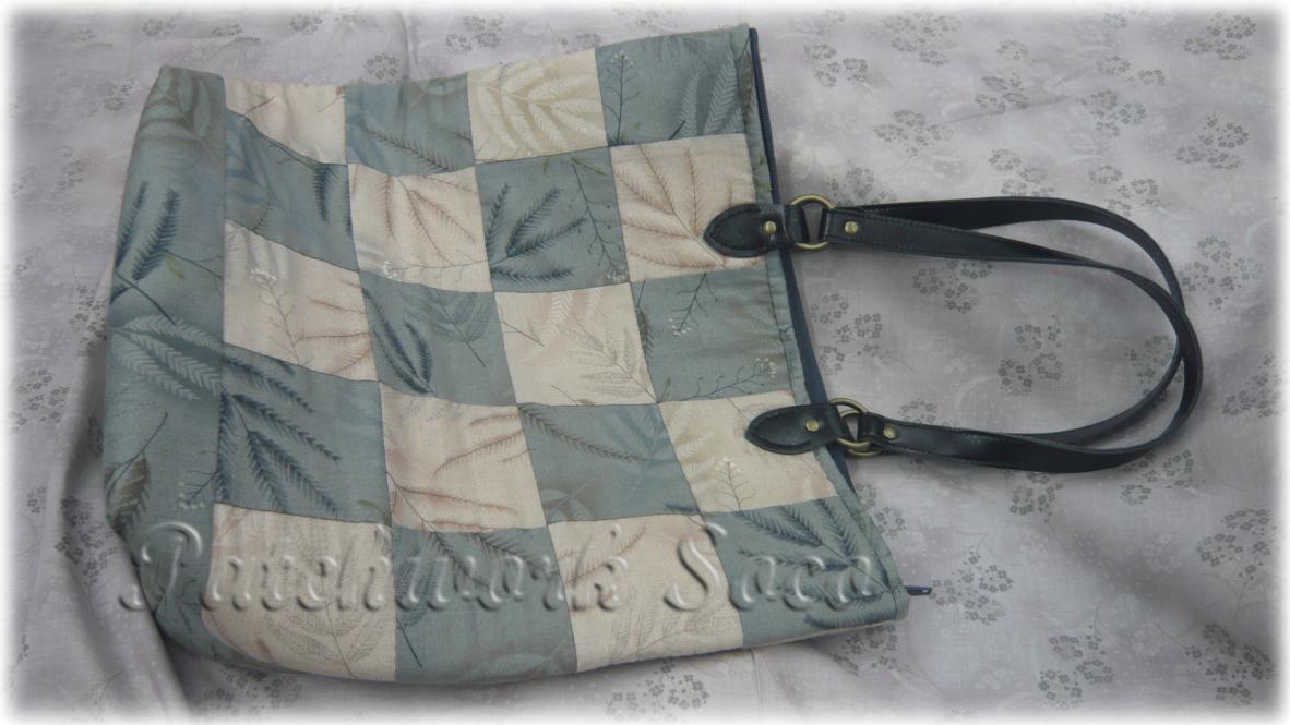 Patchwork Soco: Bolso con tulipanes y monedero