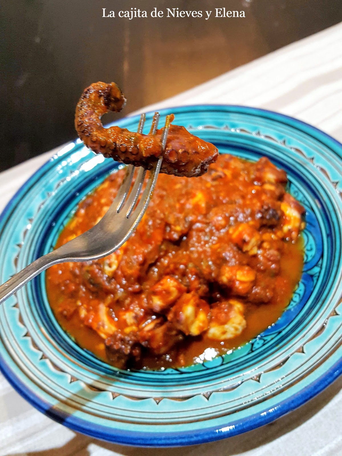 Agliata di polpo all'algherese al horno