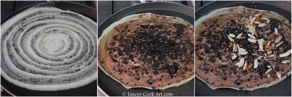 Choco-Nut Dosa ~ Lincy's Cook Art