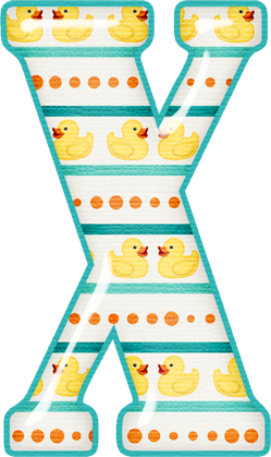 Abecedario con Patitos de Goma. - Oh my Alfabetos!