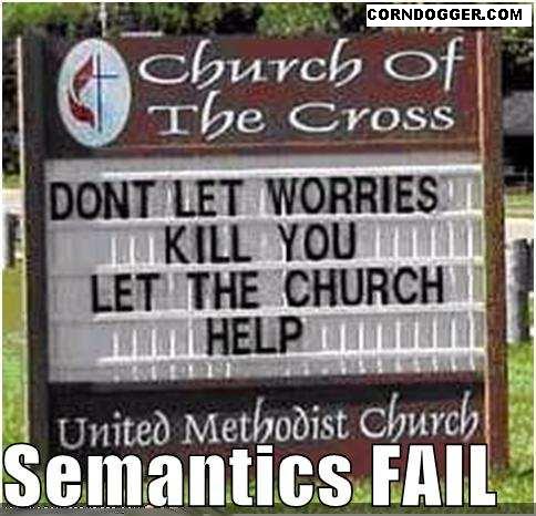 The Pwn Zone: Church Sign Fails