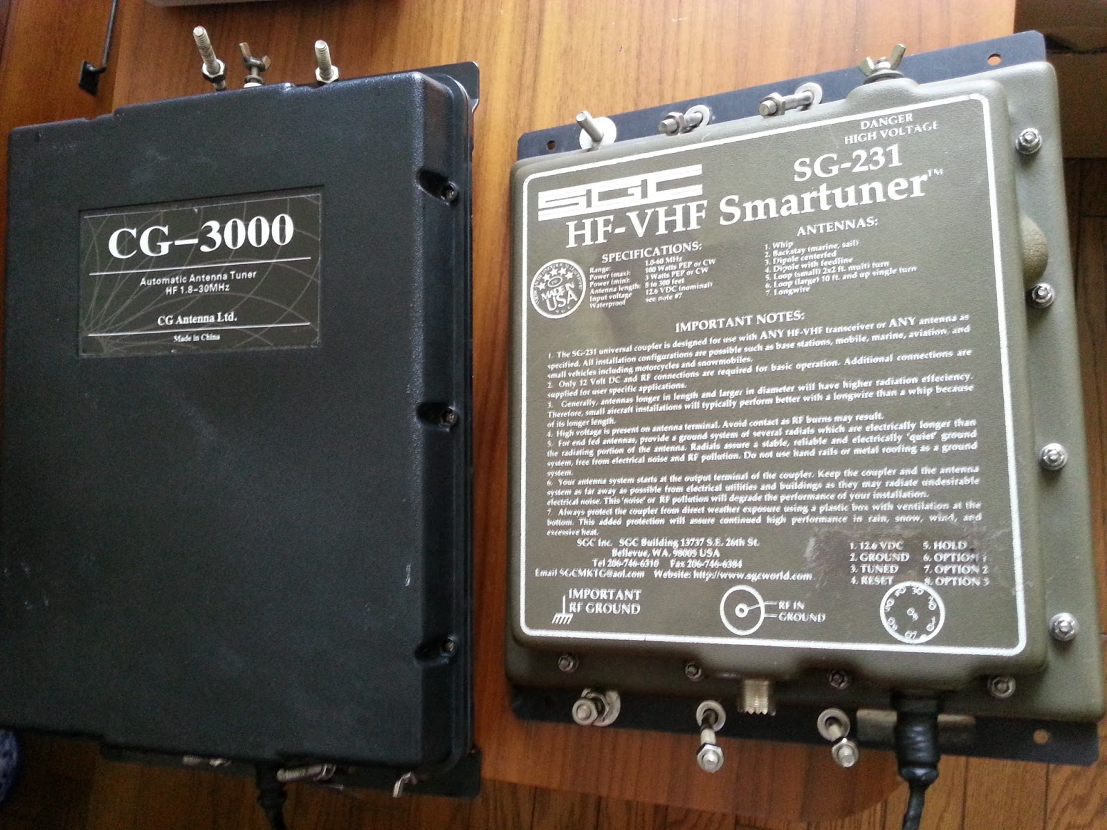 JH1QKG: SG-231 ATU 再登場