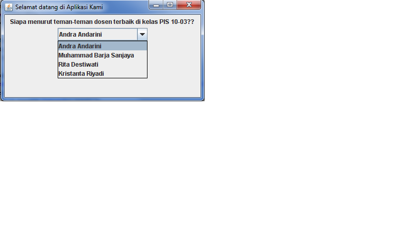 Pengenalan Java Basic: Pemrograman Visual