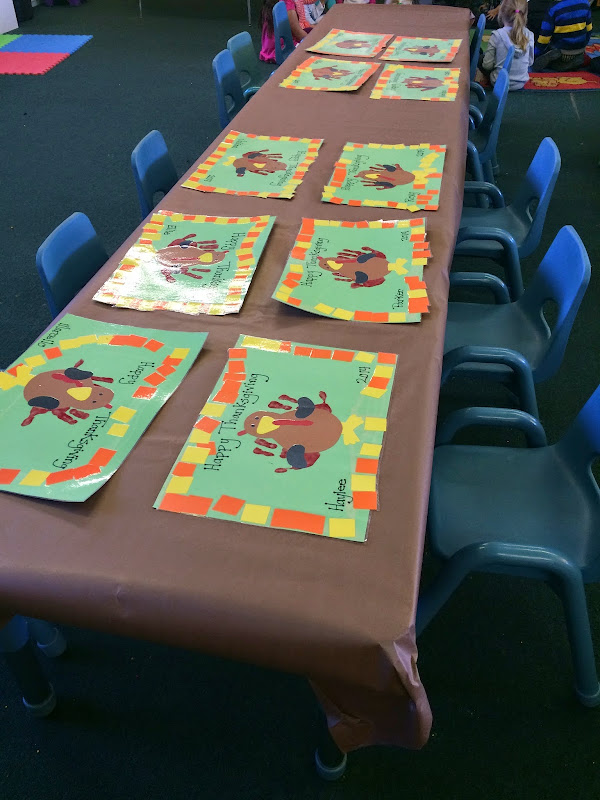 Upon A Dream: Pre-K Thanksgiving