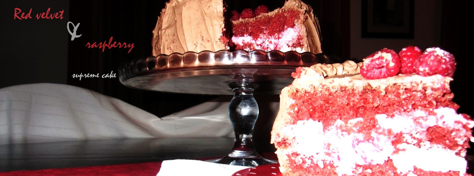 As receitas da minha cozinha: Red velvet & raspberry supreme cake