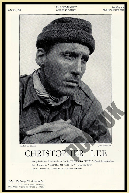 The Black Box Club: CHRISTOPHER LEE'S 'THE SPOTLIGHT' CASTING DIRECTORY ...
