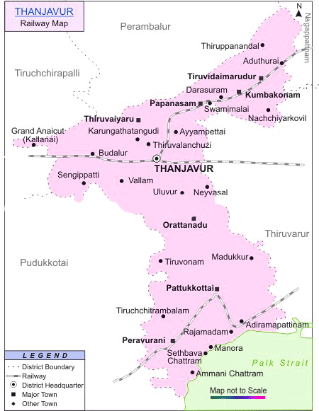 Rail-Map-india: Thanjavur_railway_map