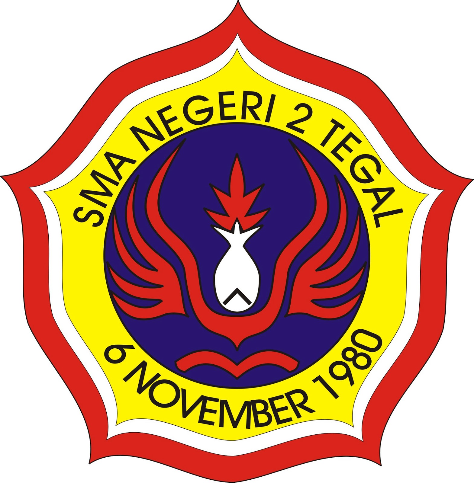 UPTD SMA 2 Tegal: makna Logo SMA 2 Tegal