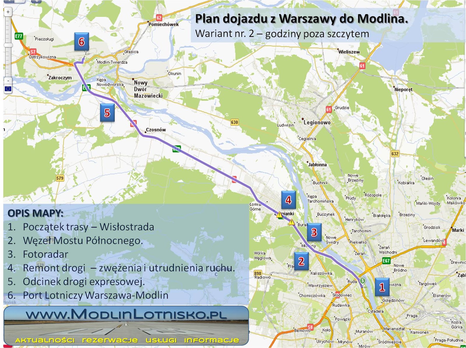 Krzysztof Gierak | Blog&Website: Lotnisko Warszawa Modlin - dojazd na ...