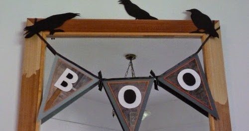 Halloween Boo Banner Craft Tutorial