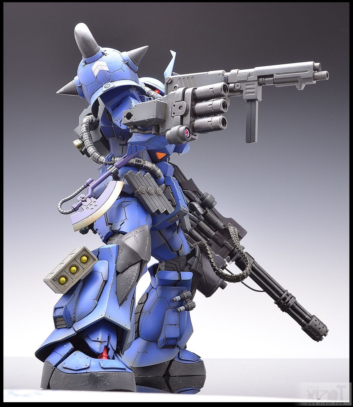 GUNDAM GUY: NG 1/100 MS-78B-3 Gouf Custom Conversion Kit - Painted Build