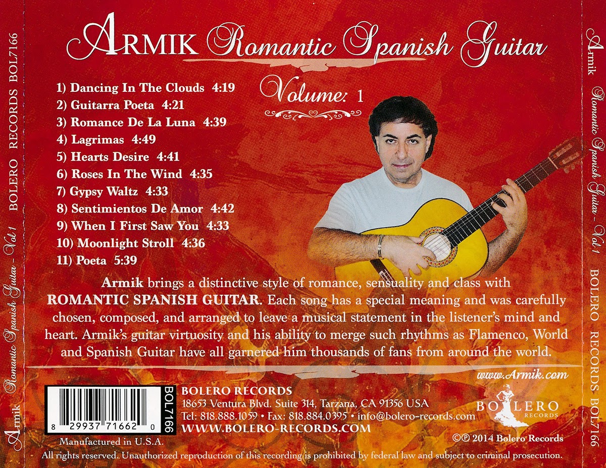 [Flamenco Guitar] Armik - Romantic Spanish Guitar Vol.1 (2014) [FLAC]