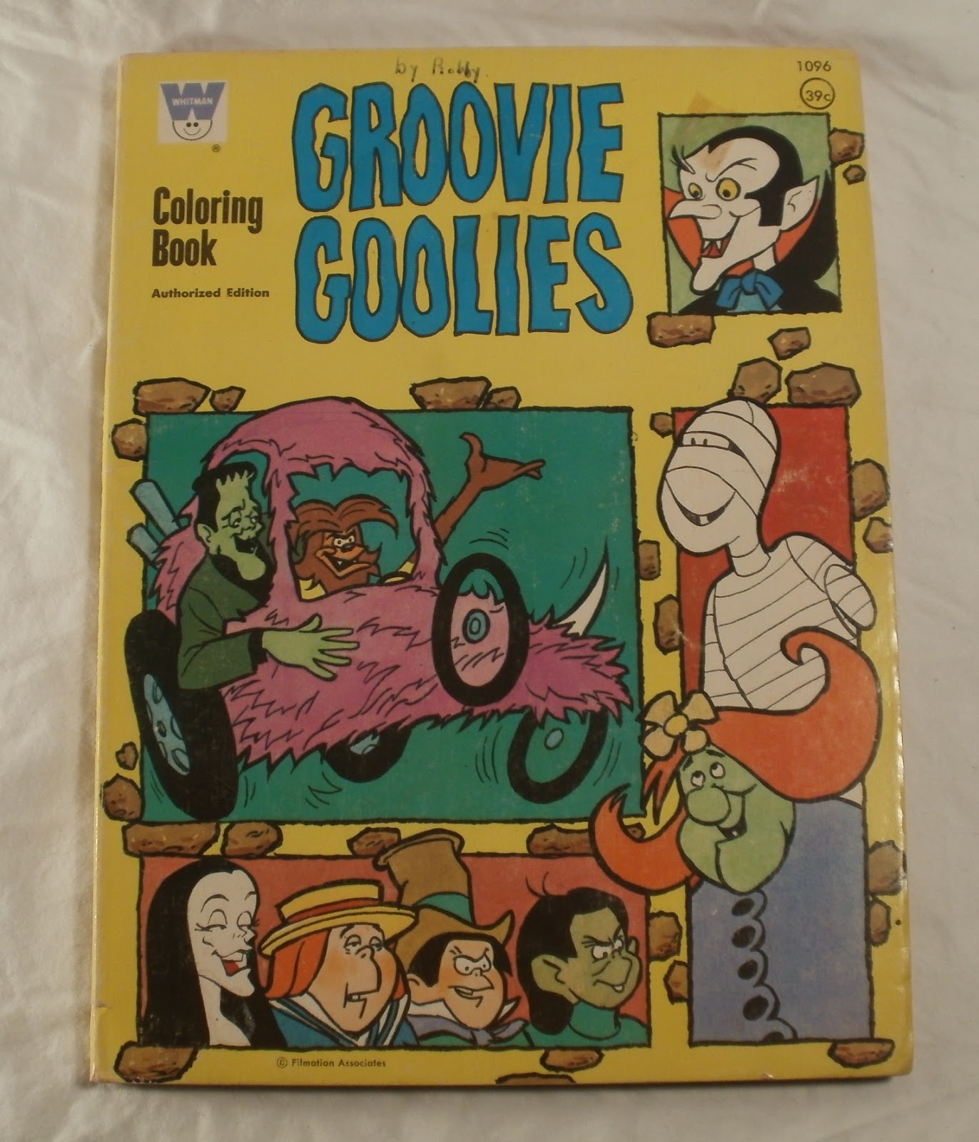 Mixed-Up Monster Club: "Groovie Goolies Coloring Book" (Whitman, 1971)