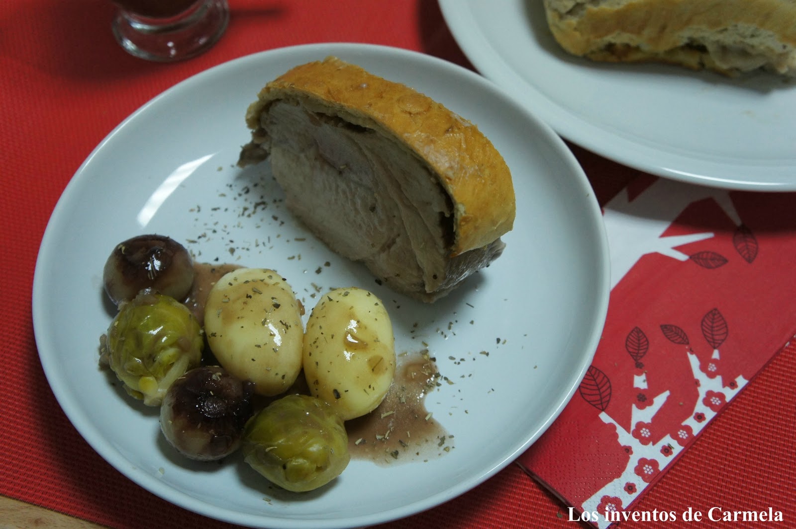 LOMO ASADO EN COSTRA DE PAN CON MAYONESA DE ZANAHORIA - LOS INVENTOS DE ...
