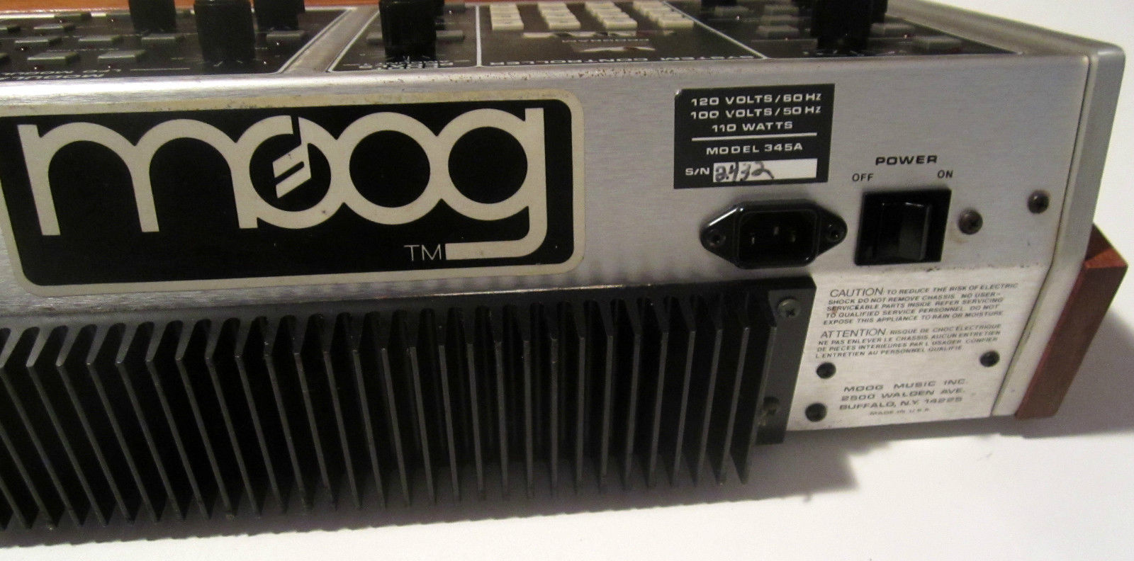 MATRIXSYNTH: Memory Moog Synthesizer 345A SN 2432