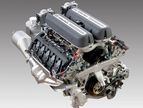 Auto painting tips: New Lamborghini Car Engine