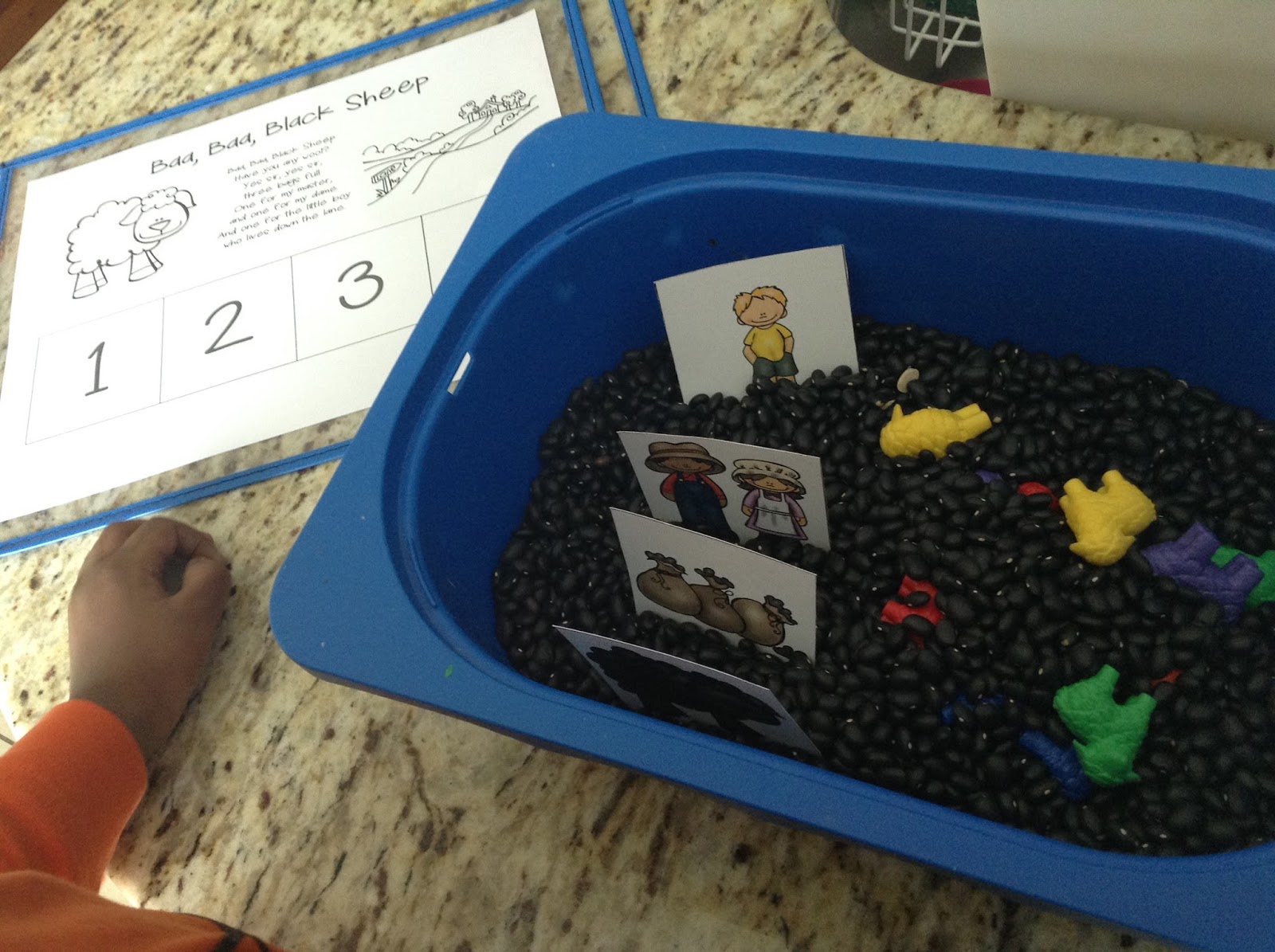 TeacherMomPlus3: Preschool Nursery Rhyme Activities-Baa Baa Black Sheep