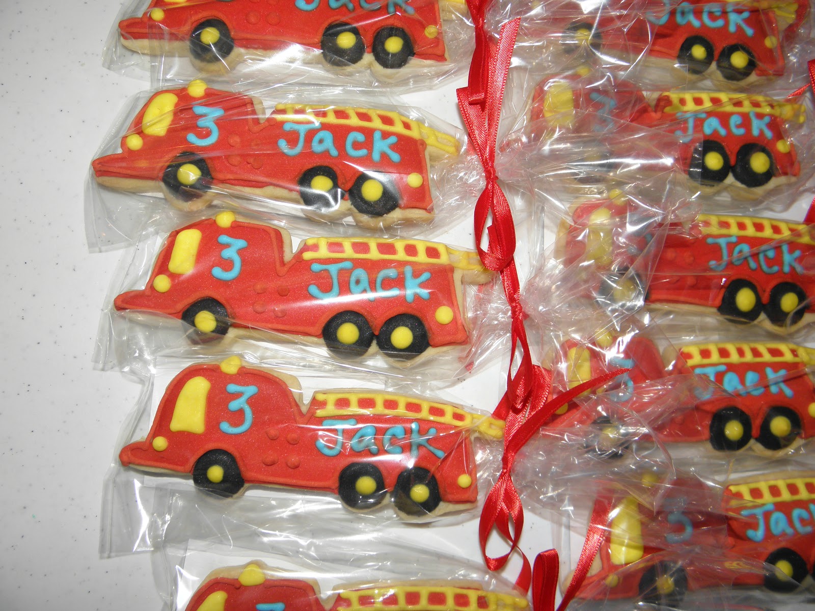 Cookie Dreams Cookie Co.: Fire Truck Cookie Favors!