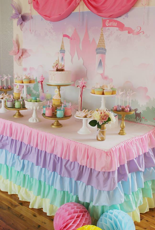 Party Inspirations: Pastel Princess Dessert Table by Events By Nat