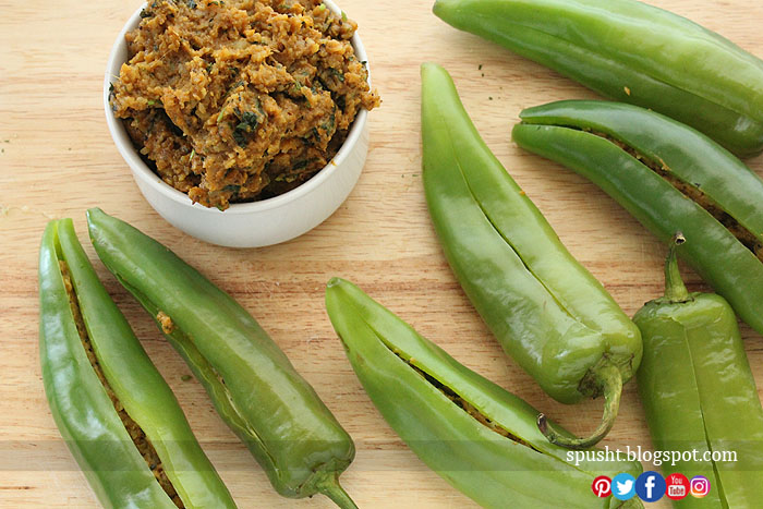 Spusht: Mirchi Vada Recipe | Mirchi Pakora Recipe | Chili Fritters
